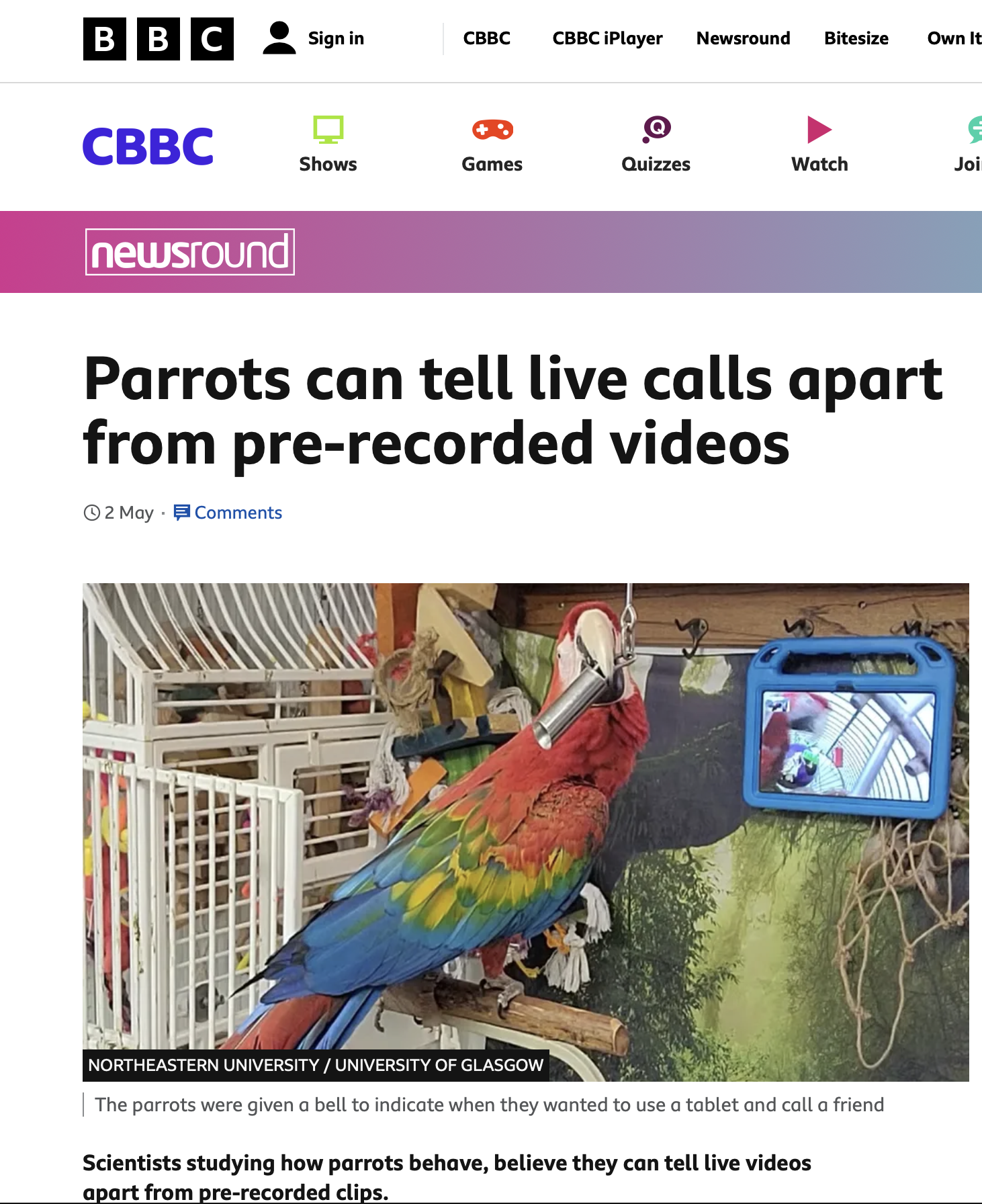 What Are We Up To? – Animal-Computer Interaction Group